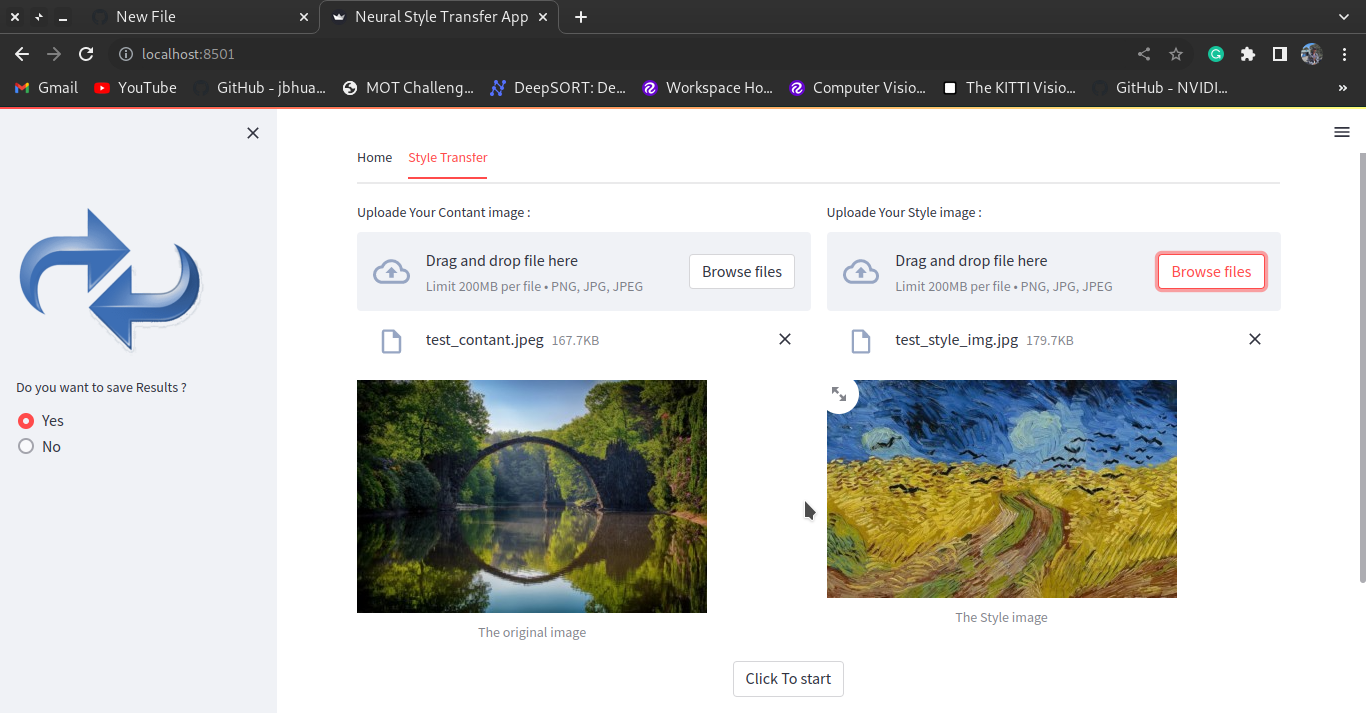 GitHub - Kirouane-Ayoub/Neural-Style-Transfer-App