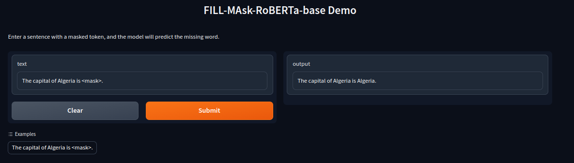 GitHub - Kirouane-Ayoub/FILL-MAsk-RoBERTa-APP