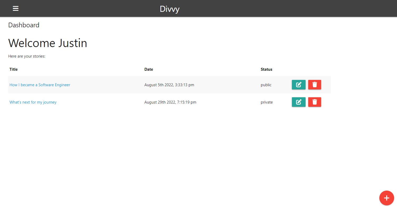 GitHub - juctaposed/divvy: Public and private stories for users to ...