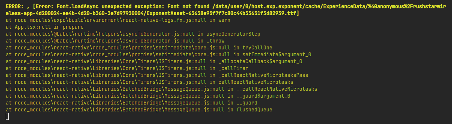 `expo Fonts` `usefonts` Does Not Function With Ttf Files Bundled Into Apks When Run On Older 