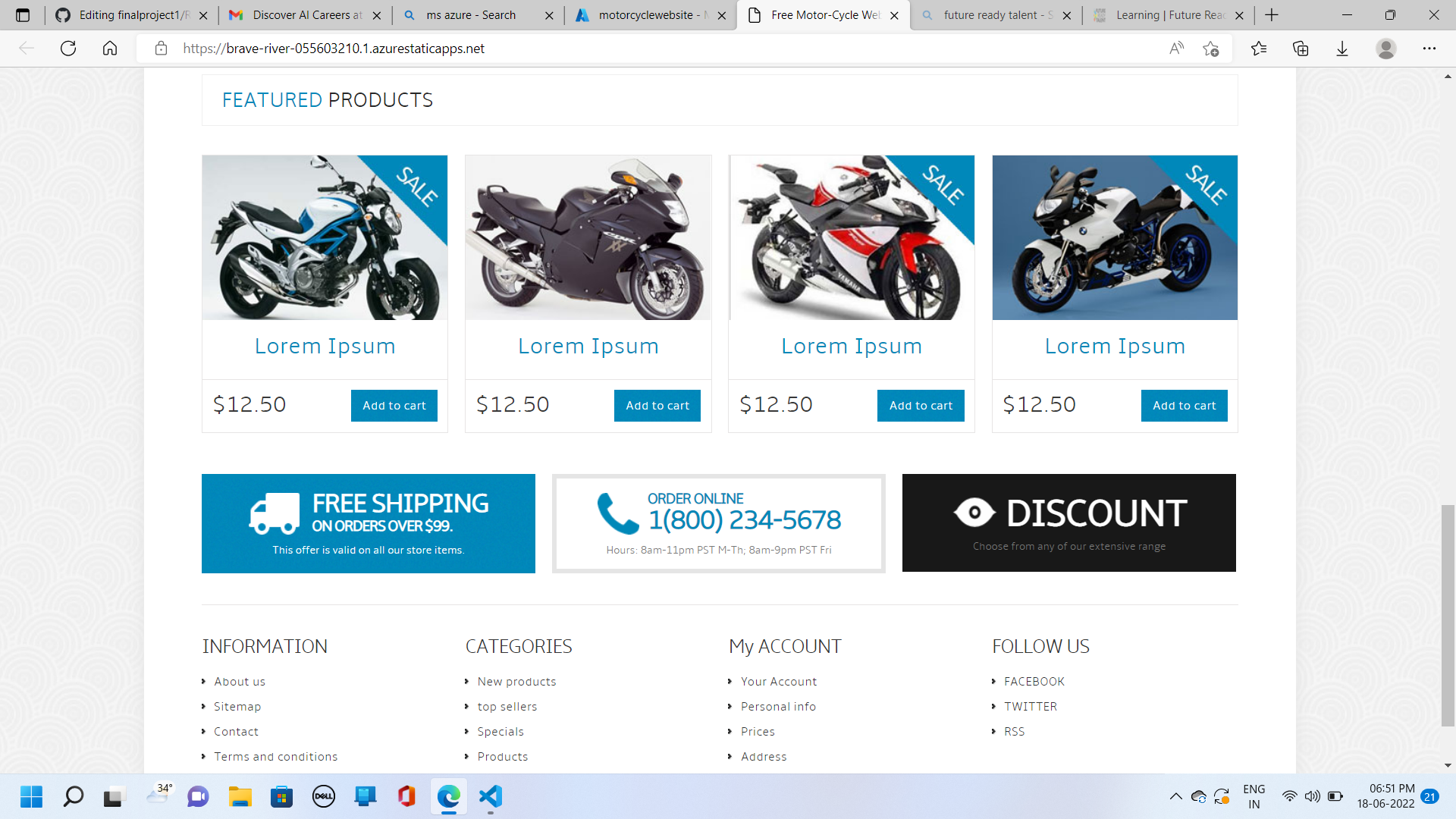 GitHub - SaitejaVijayagiri/finalproject1: Here i create a motor cycle ordering website and ...