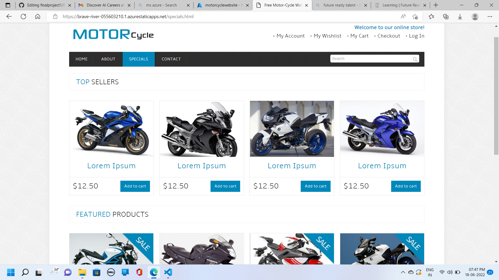 GitHub - SaitejaVijayagiri/finalproject1: Here i create a motor cycle ...
