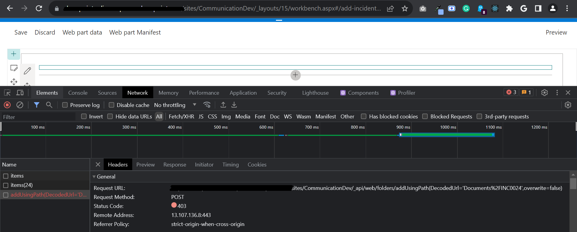 Unable add new folder in SharePoint document library · Issue #2754 · pnp/pnpjs · GitHub