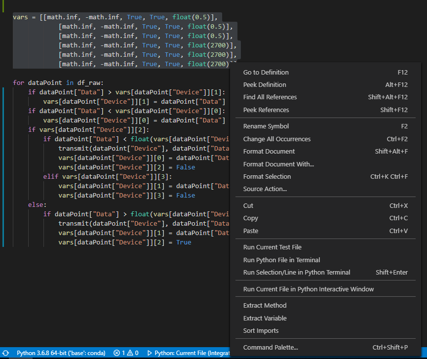 There Are Never Code Actions Available For Python · Issue 8878 · Microsoftvscode Python · Github