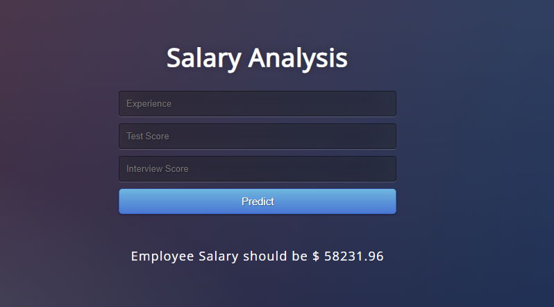 GitHub - PrinceDalmet/Hiring-Process: ML deployment project using Flask