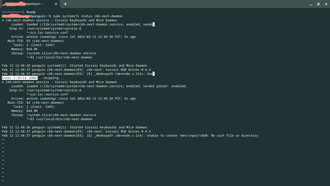 Deamon Not Able To Create Directories In Devinput On Chromeos · Issue 791 · Ckb Nextckb Next 