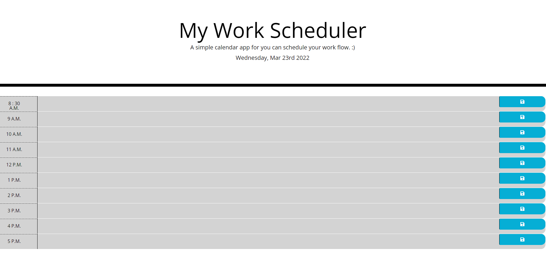 GitHub - danielhillsman/Calendar: This is an easy to look at, and easy ...