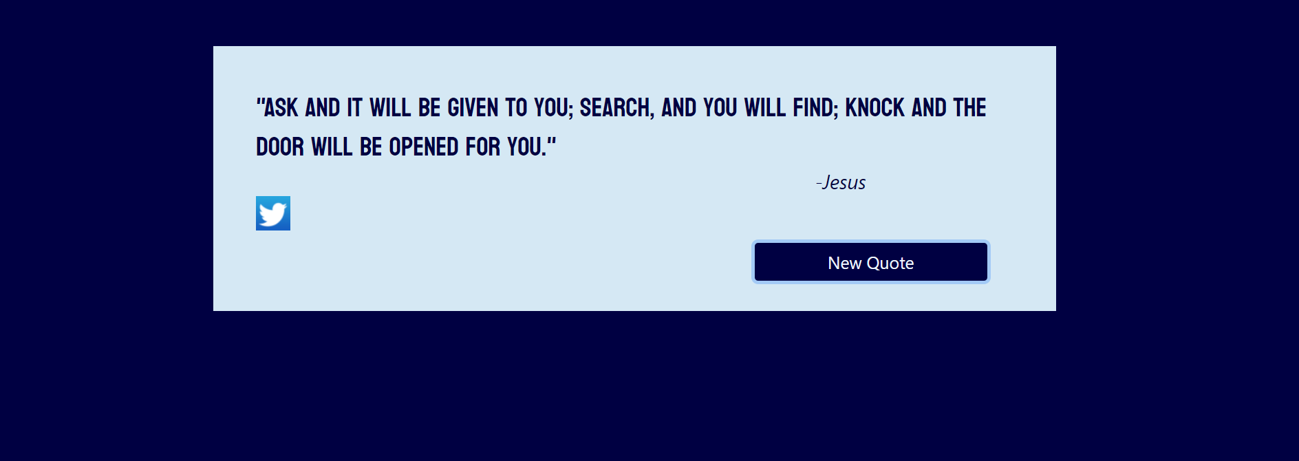 GitHub - Aaryan-47/Random-Quote-Generator-using-React: Generating ...