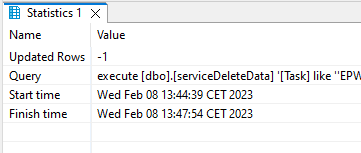 Duration in statistics after procedure or script execution · Issue #19009 · dbeaver/dbeaver · GitHub