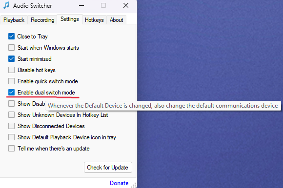 Audio Switcher Streamdeck plugin change default and communications with one action. · Issue #204 ...