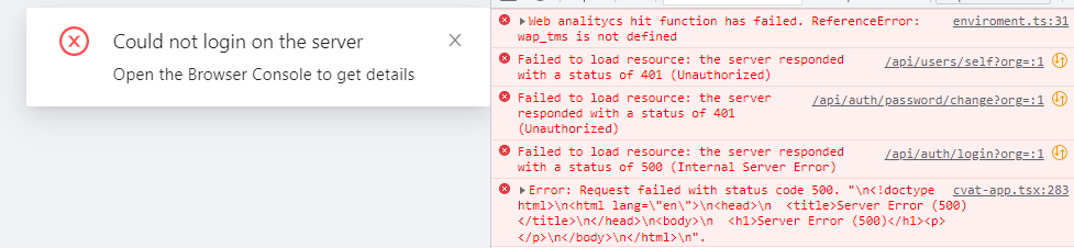 Cannot login · Issue #4611 · cvat-ai/cvat · GitHub