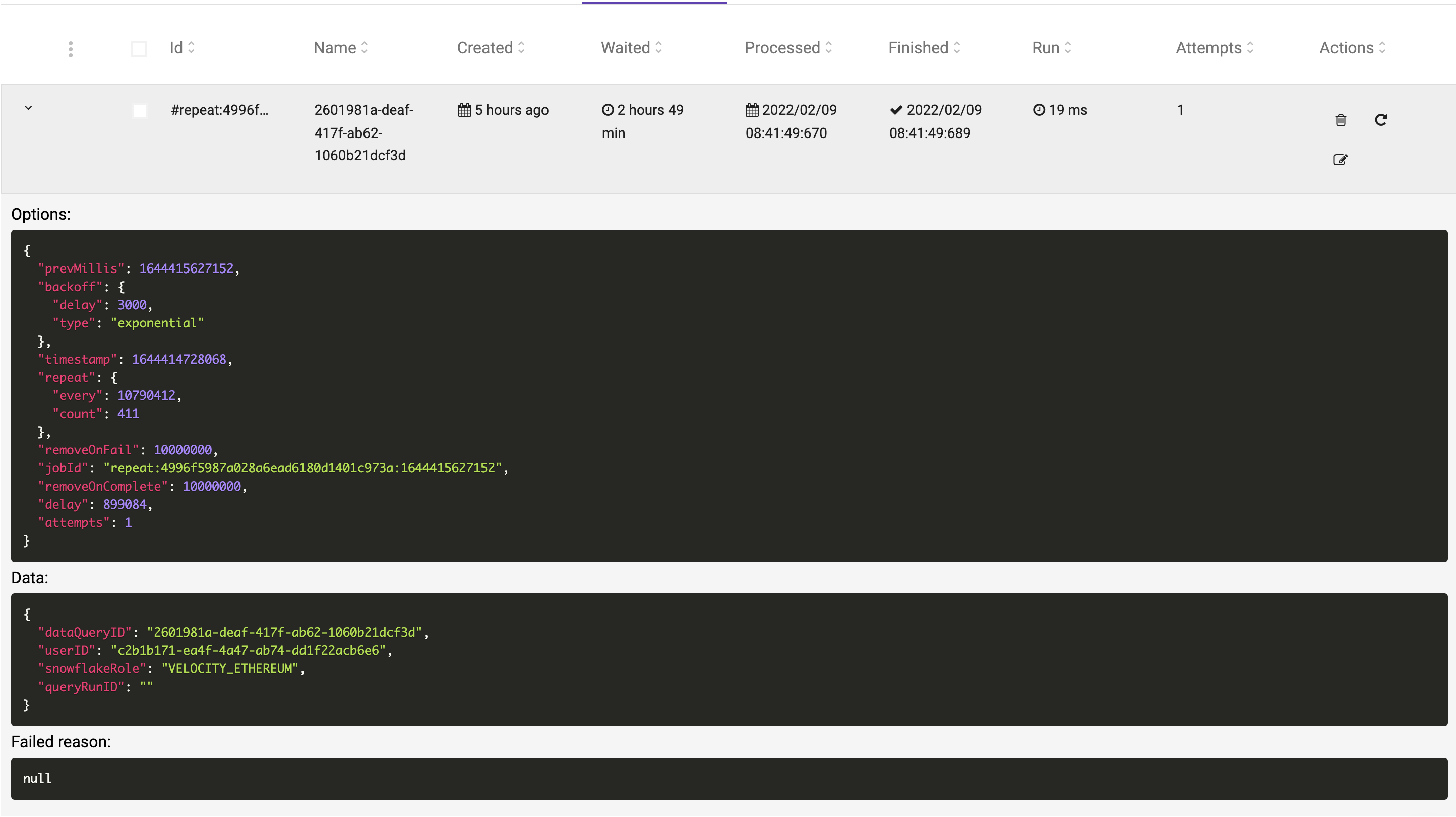 On Failed Jobs Why Does It Show Failed Reason Is Null · Issue 1063 · Taskforcesh Bullmq · Github