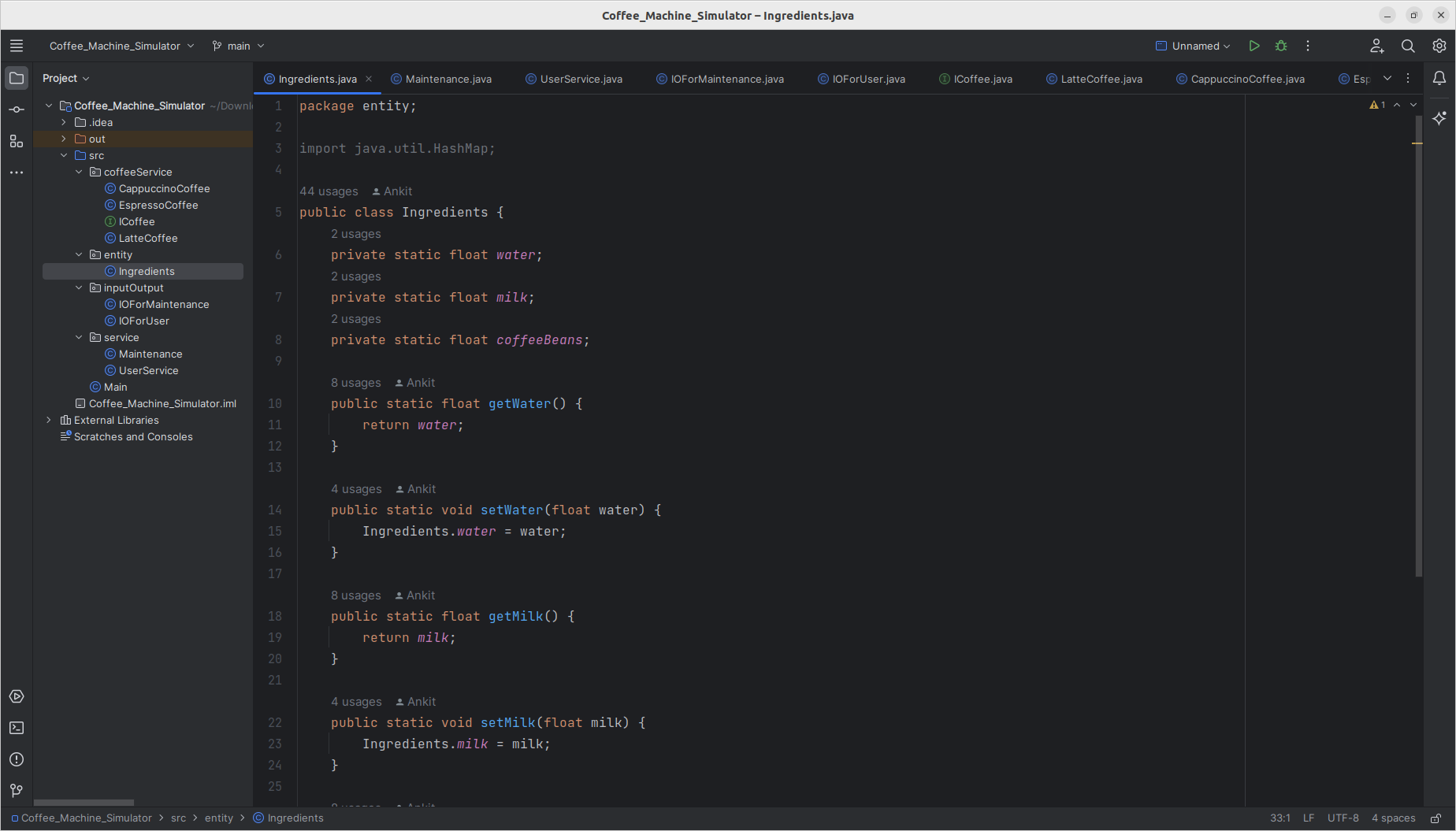 Github Akankitak Coffee Machine Service