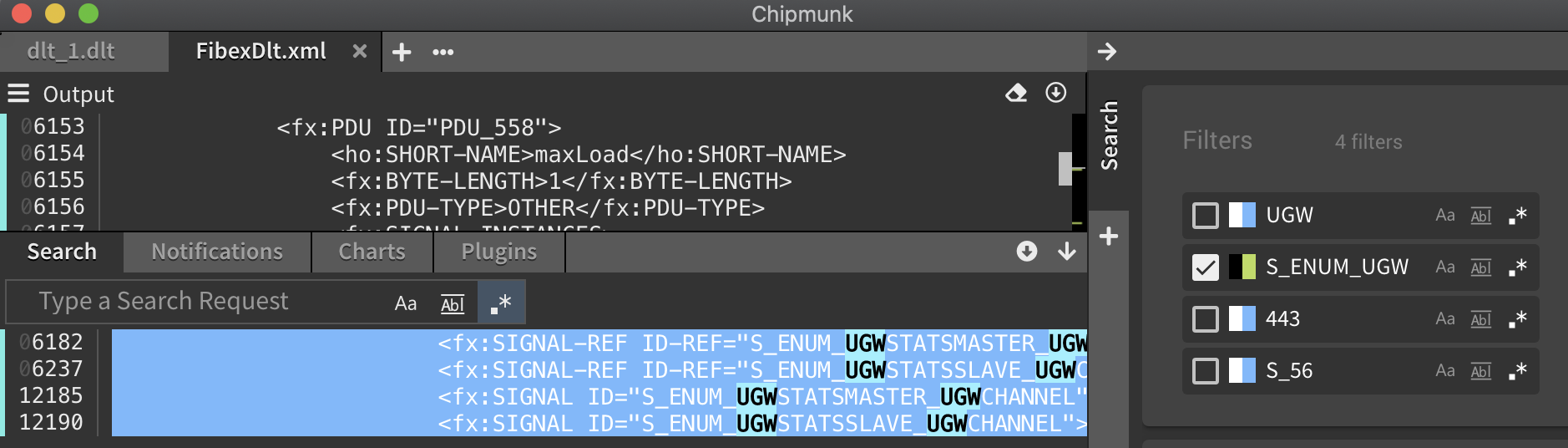 filters that are not active influence coloring · Issue #718 · esrlabs/chipmunk · GitHub