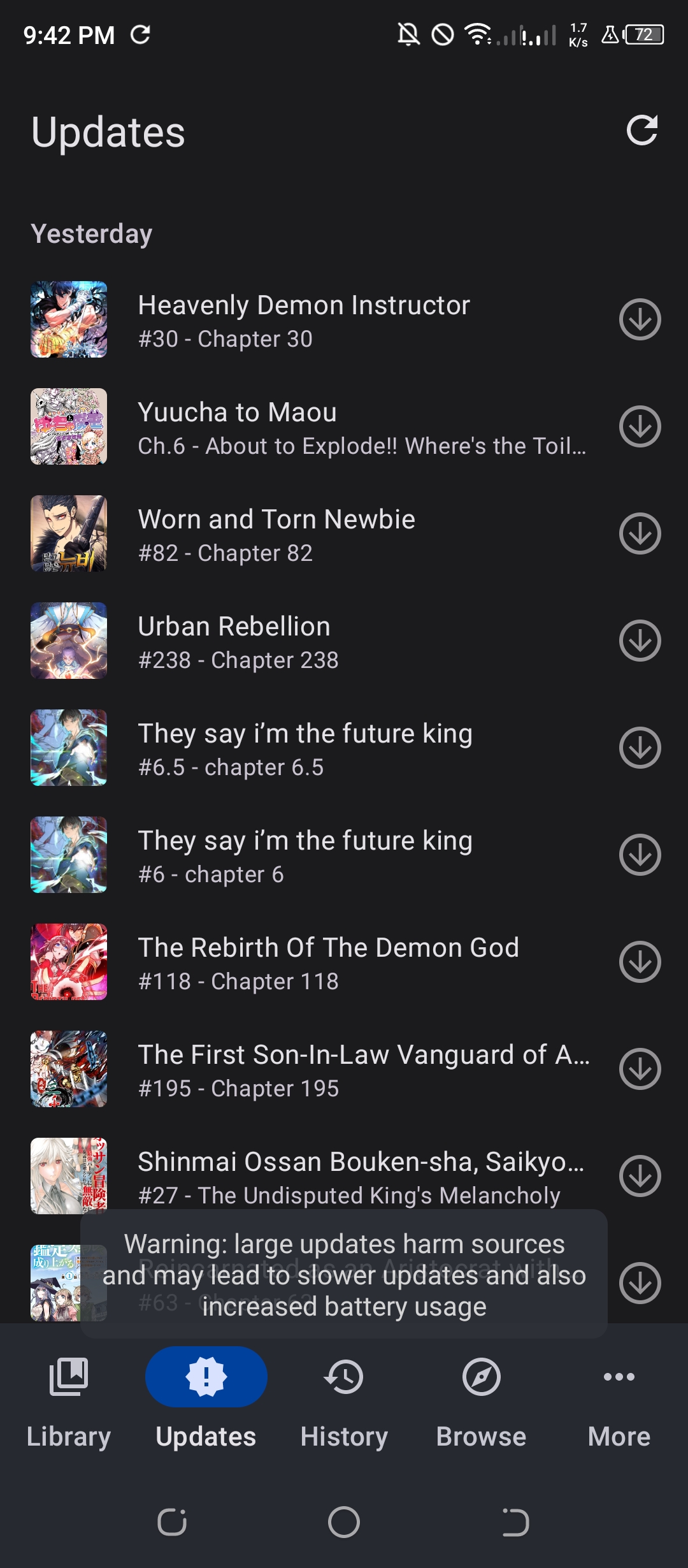 My update manga option doesn't work · Issue #528 · jobobby04/TachiyomiSY · GitHub