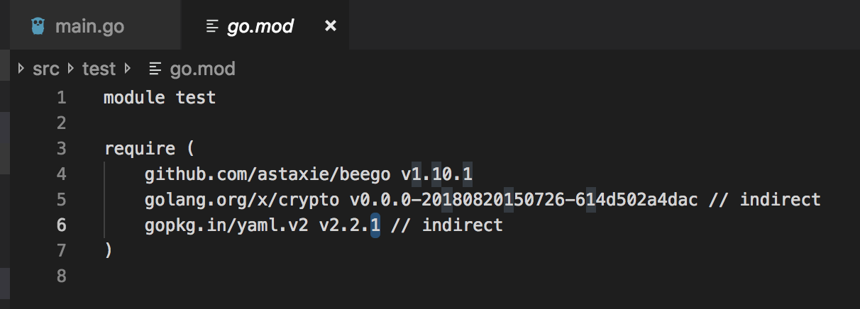 go 1.11 intellisense not work when use go.mod · Issue #1873 · microsoft/vscode-go · GitHub