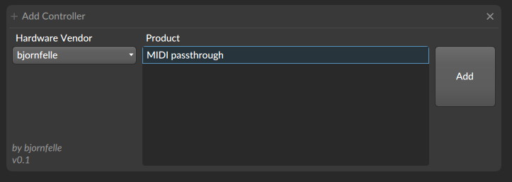 GitHub - bjorn-felle/bitwig-generic-midi-control-script: A control script that simply passes ...