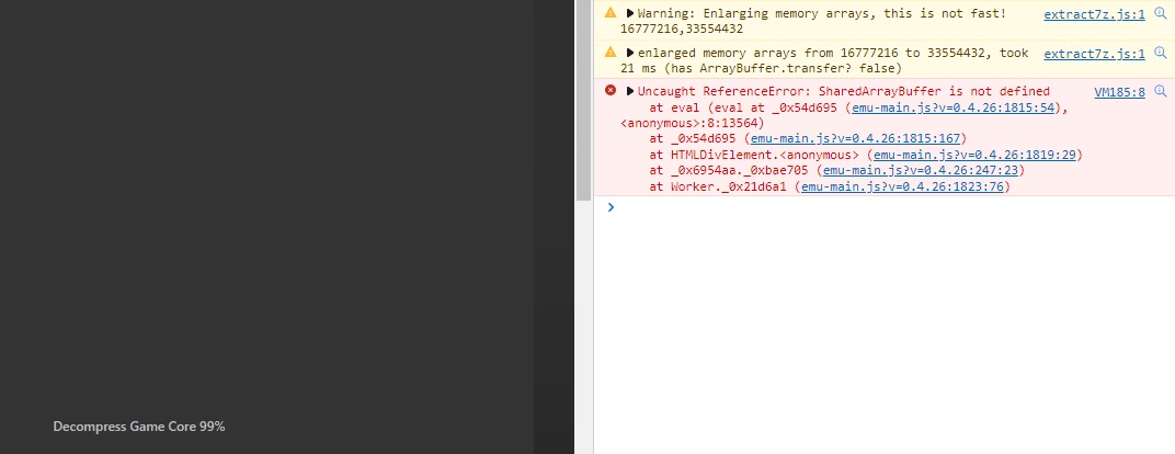 MAME CORE 6 NOT WORK · Issue #130 · EmulatorJS/EmulatorJS · GitHub
