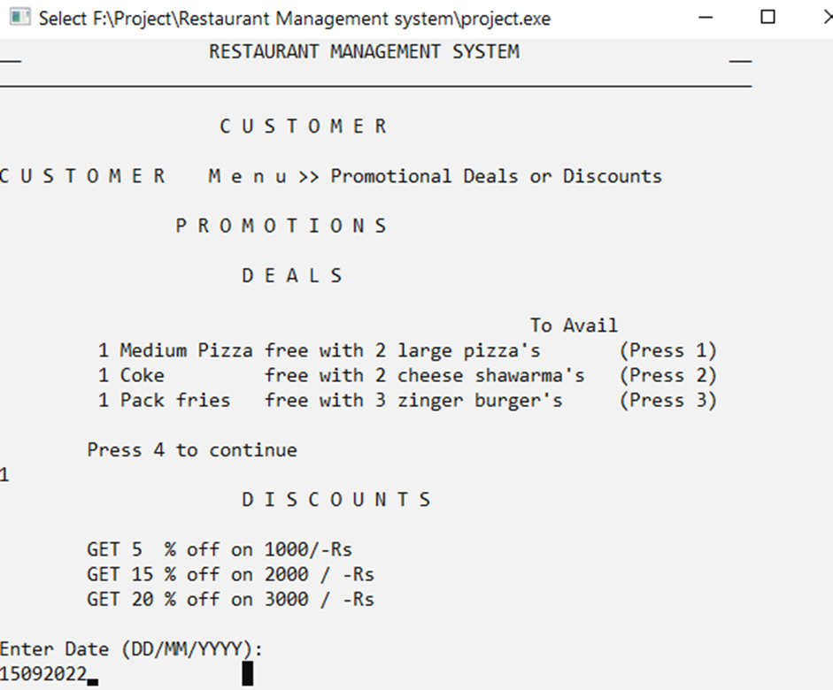 GitHub - HamzaDhillon/RestaurantManagementSystem-CLI_App: Point of Sale ...