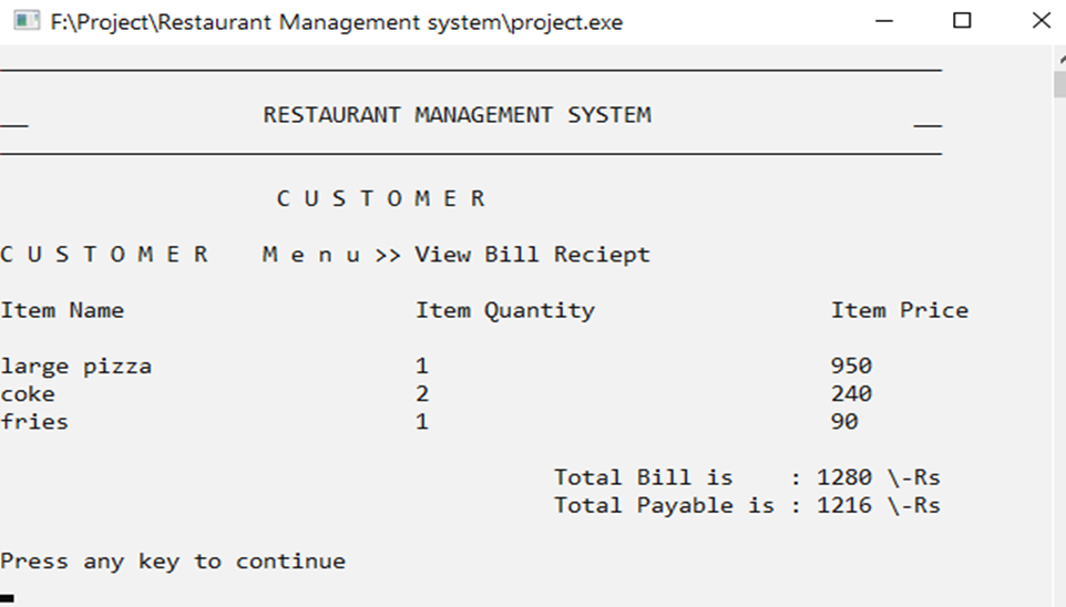 GitHub - HamzaDhillon/RestaurantManagementSystem-CLI_App: Point of Sale ...