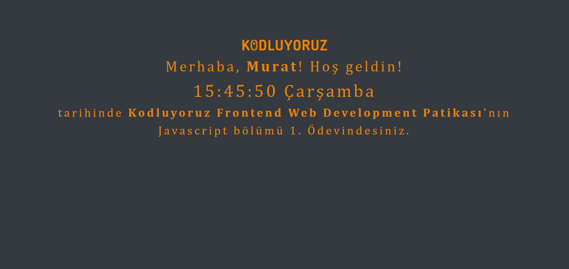 GitHub - mrtmzlm/JS-Odev-1