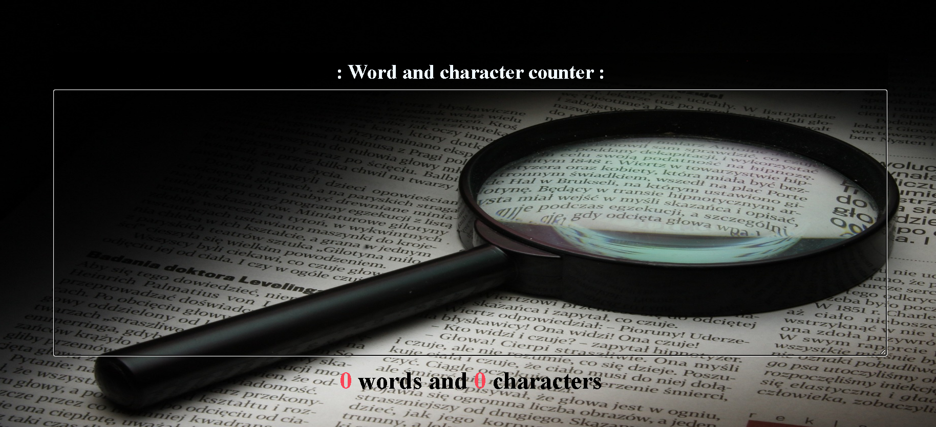 GitHub - Tushar1323/Word-character_counter: This is small project for ...