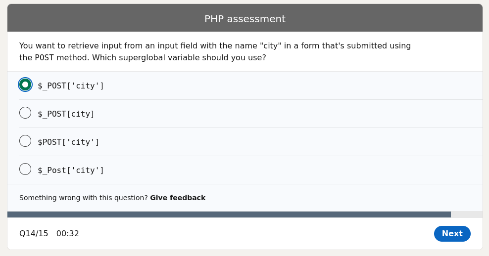 PHP - Q86 answer, Q98 typo, Q99 syntax, Q99 answer, and new question · Issue #6478 · Ebazhanov ...