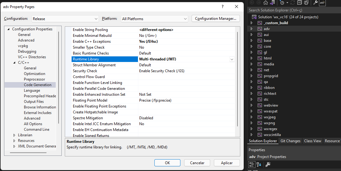 Linking problems with static MSVC projects. · Issue #22223 · wxWidgets/wxWidgets · GitHub