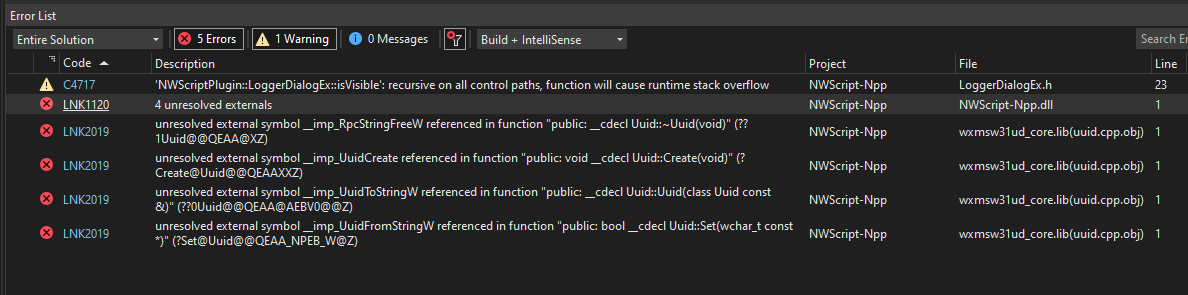 Linking problems with static MSVC projects. · Issue #22223 · wxWidgets/wxWidgets · GitHub
