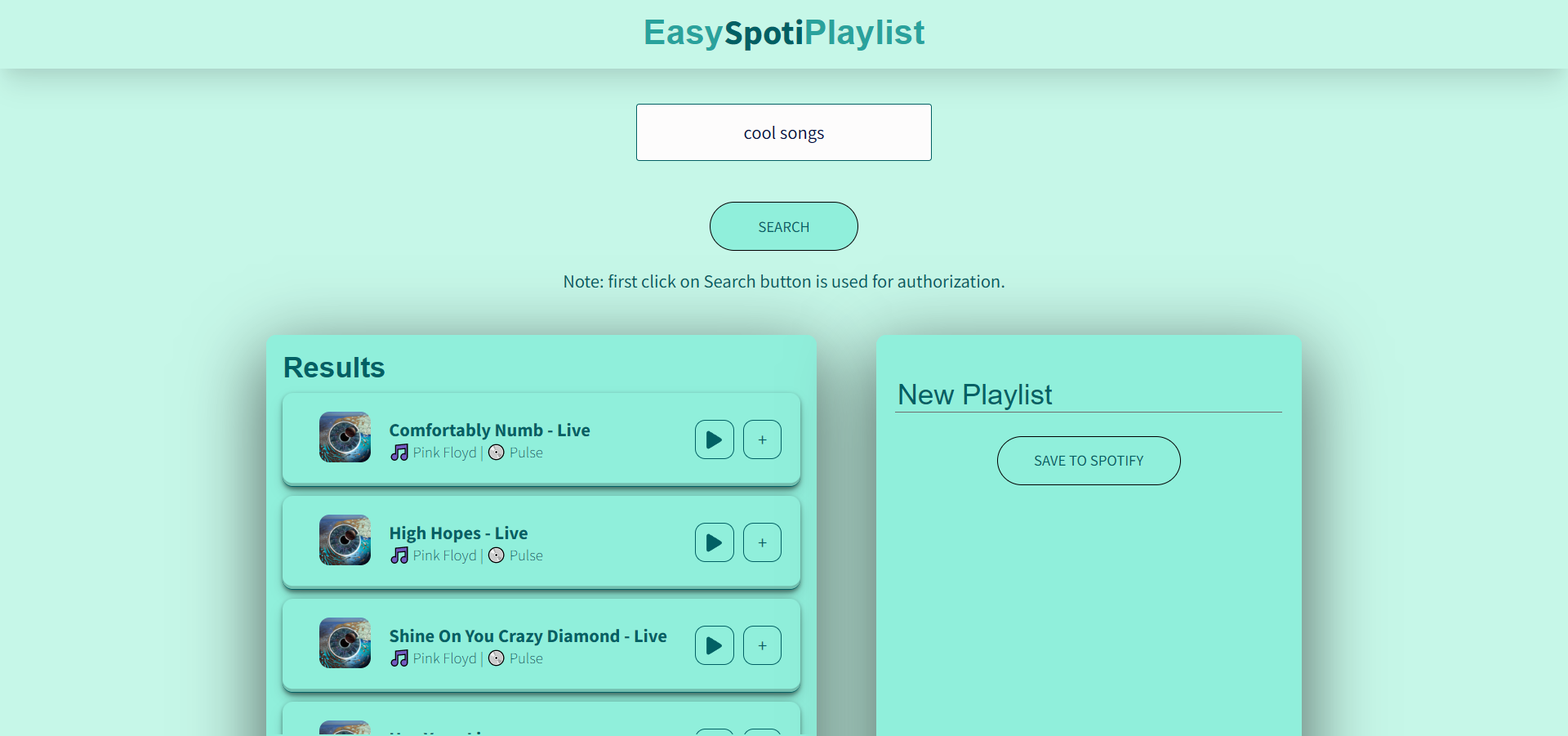 GitHub - jradziejewski/spotify-playlist-creator: A Web App that that ...