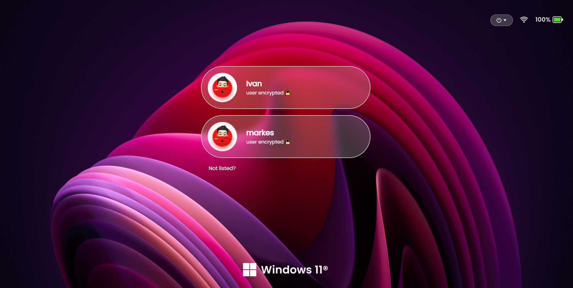 GitHub - Matija-Alilovic/Windows-Login-React: Recreated Windows login with React JS