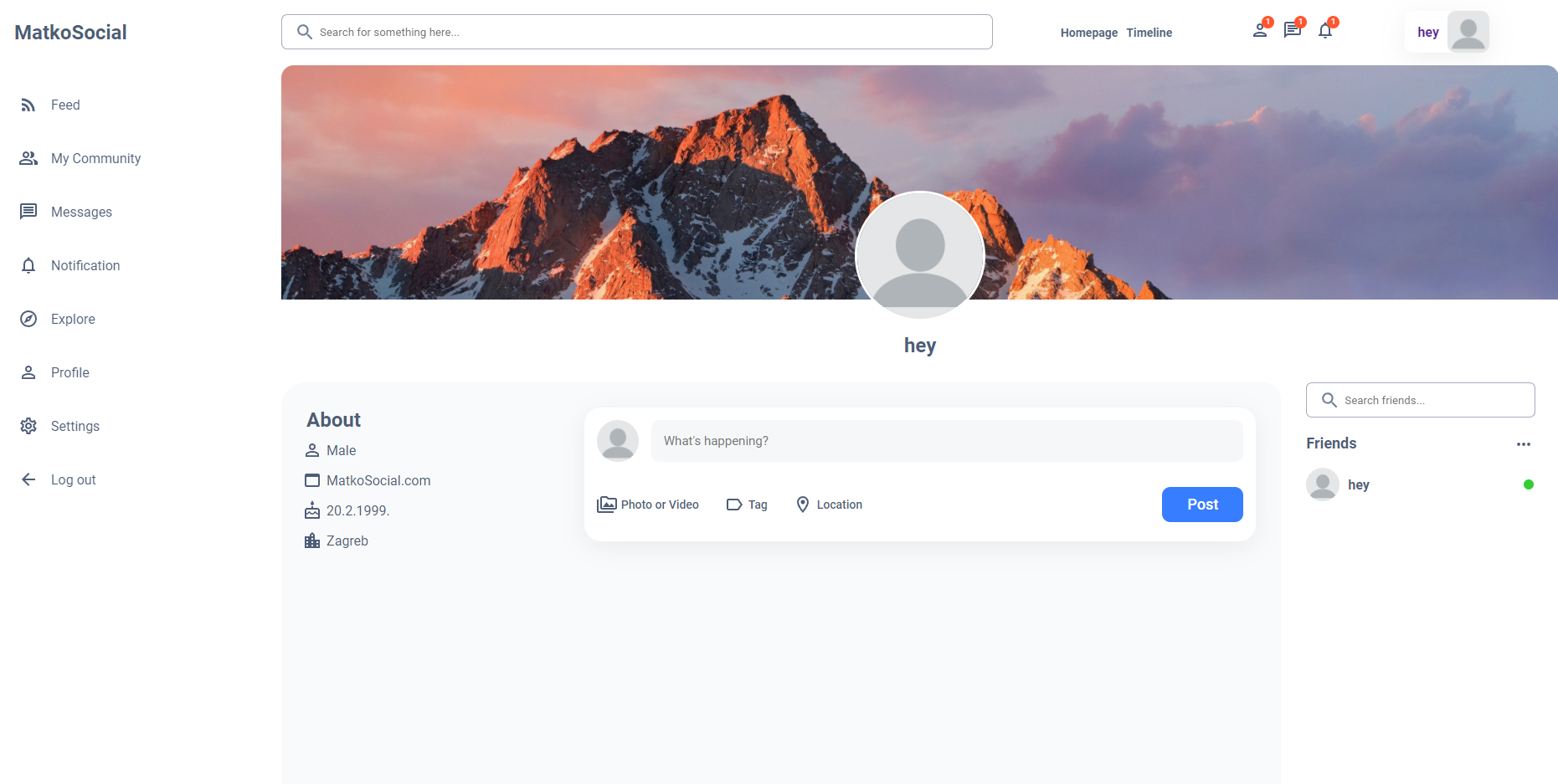 GitHub - Matija-Alilovic/MSocial: Social media app using MERN stack
