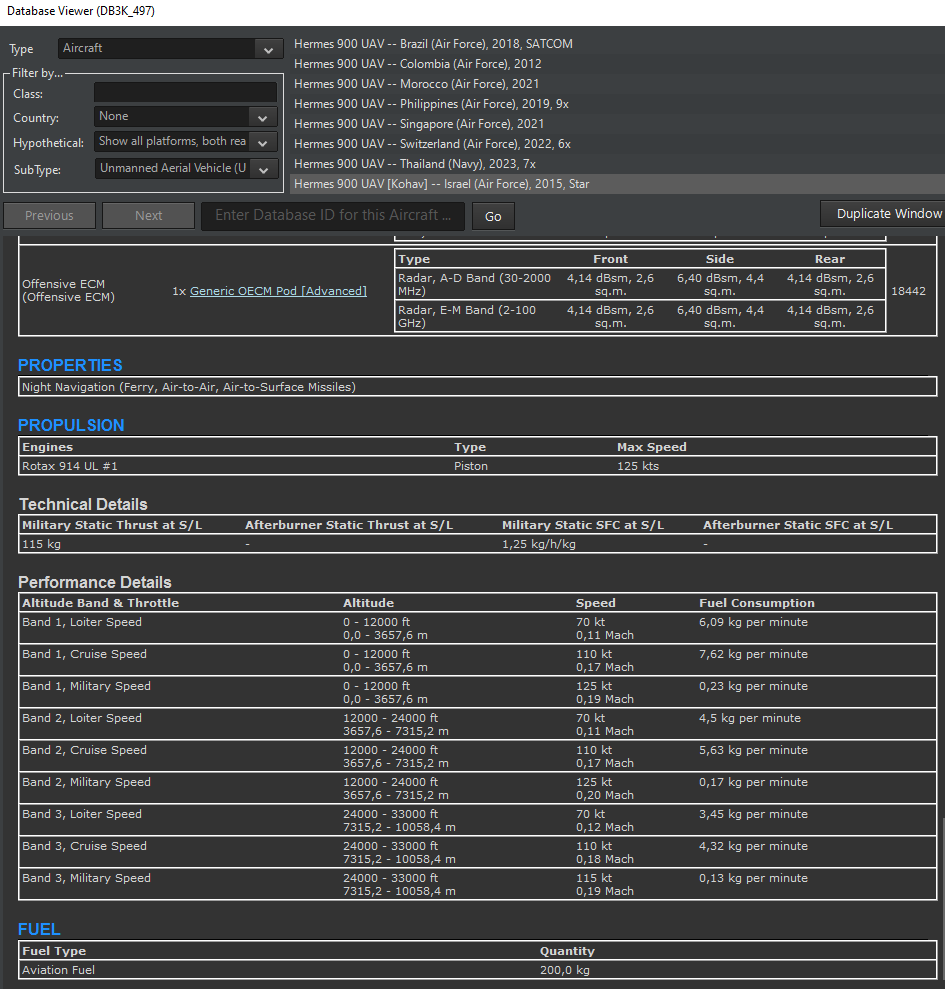 UAV Hermes 900 seems to have incorrect fuel consumption · Issue #2569 · PygmalionOfCyprus/cmo-db ...