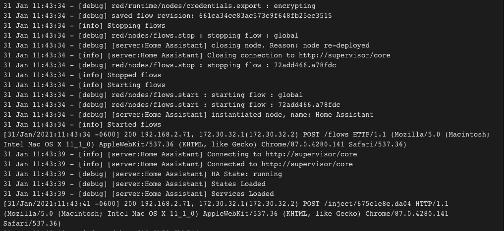 Library Debug Logs Not Showing Up · Issue 879 · Hassio Addonsaddon Node Red · Github 