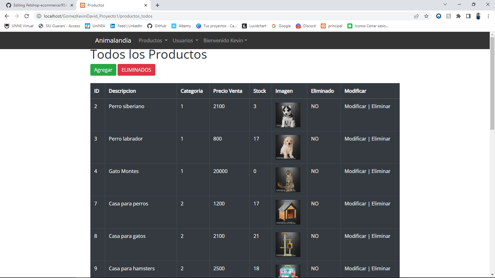 GitHub - GomezKevin01/Petshop-ecommerce: Pagina web desarrollada con php, bootstrap, codelgniter ...