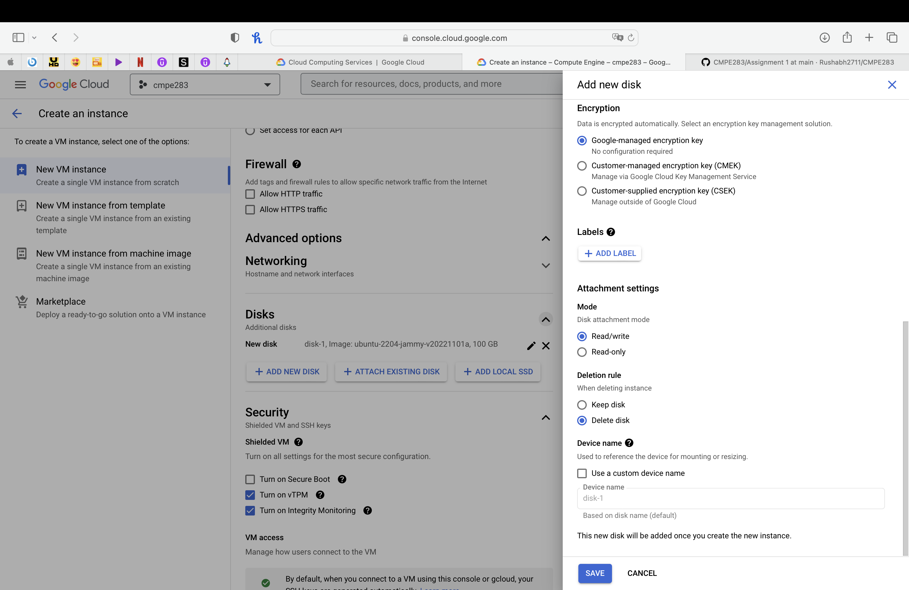 GitHub - Vishwesh130320/281-Assignment1