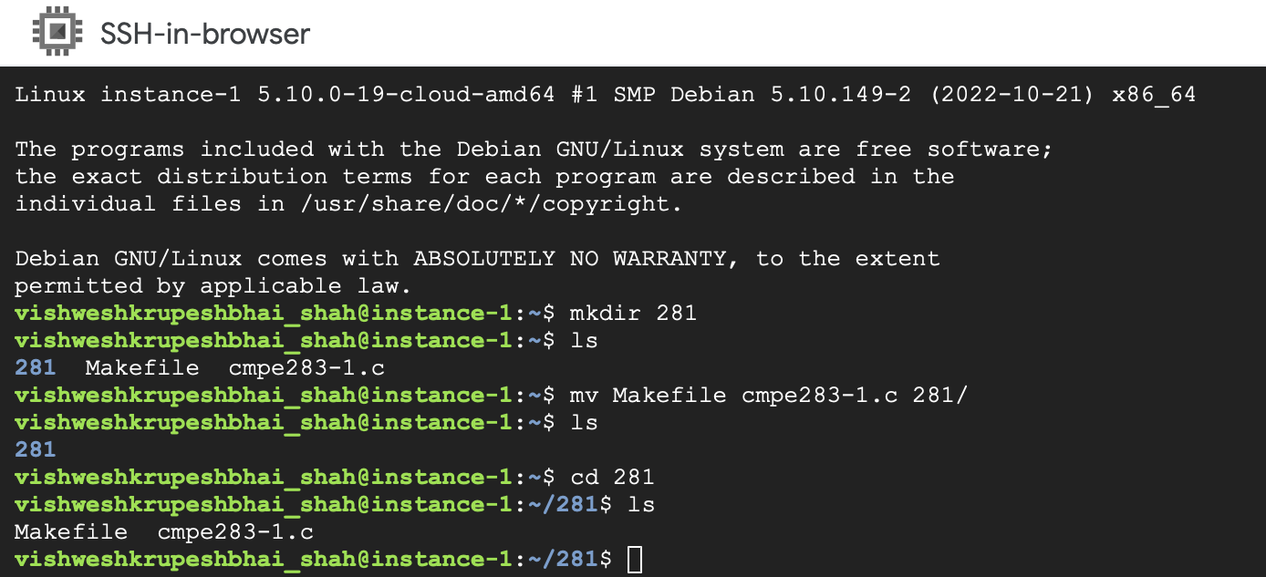 GitHub - Vishwesh130320/281-Assignment1