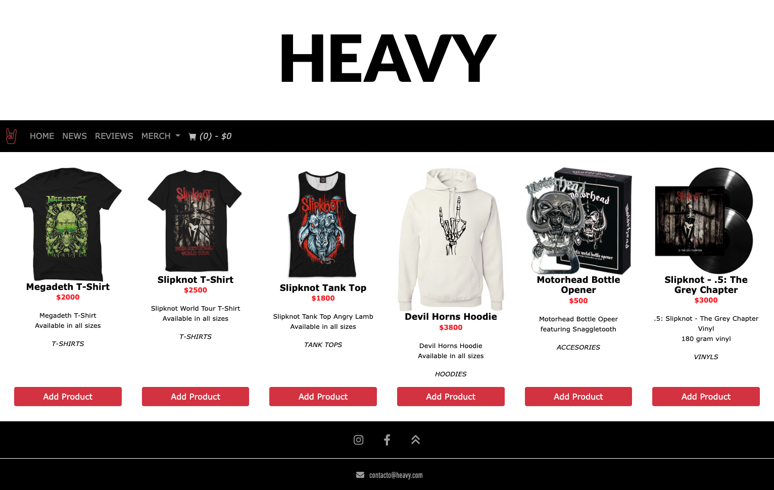 GitHub - rjuarez1903/heavy: Universidad Argentina de la Empresa - Web Development Final Project