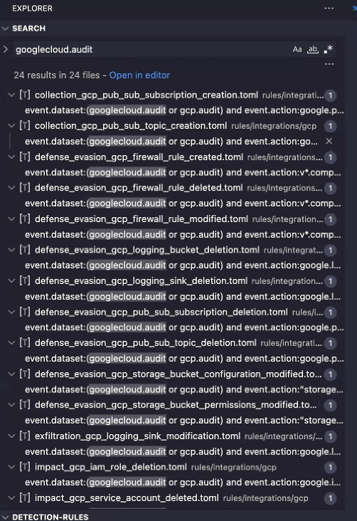 [Rule Tuning] GCP Integration Rule Queries with googlecloud.audit ...