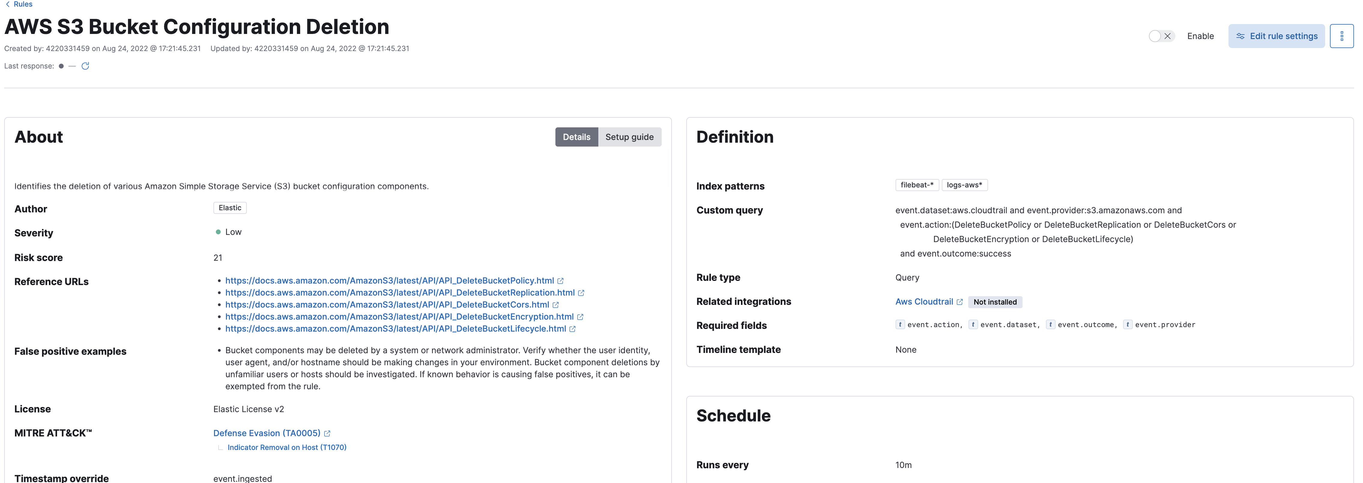 [Security Solution] Prebuilt rules' Related Integrations: version mismatch · Issue #139440 ...