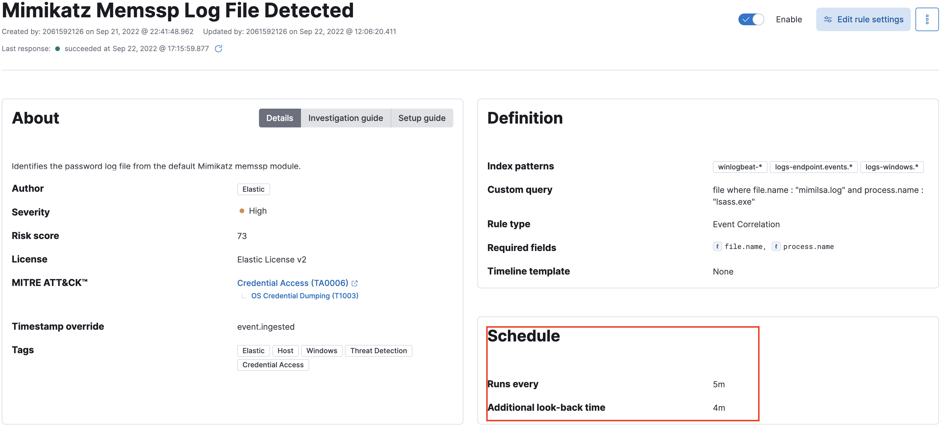 Issues with detection rules · Issue #2316 · elastic/detection-rules · GitHub