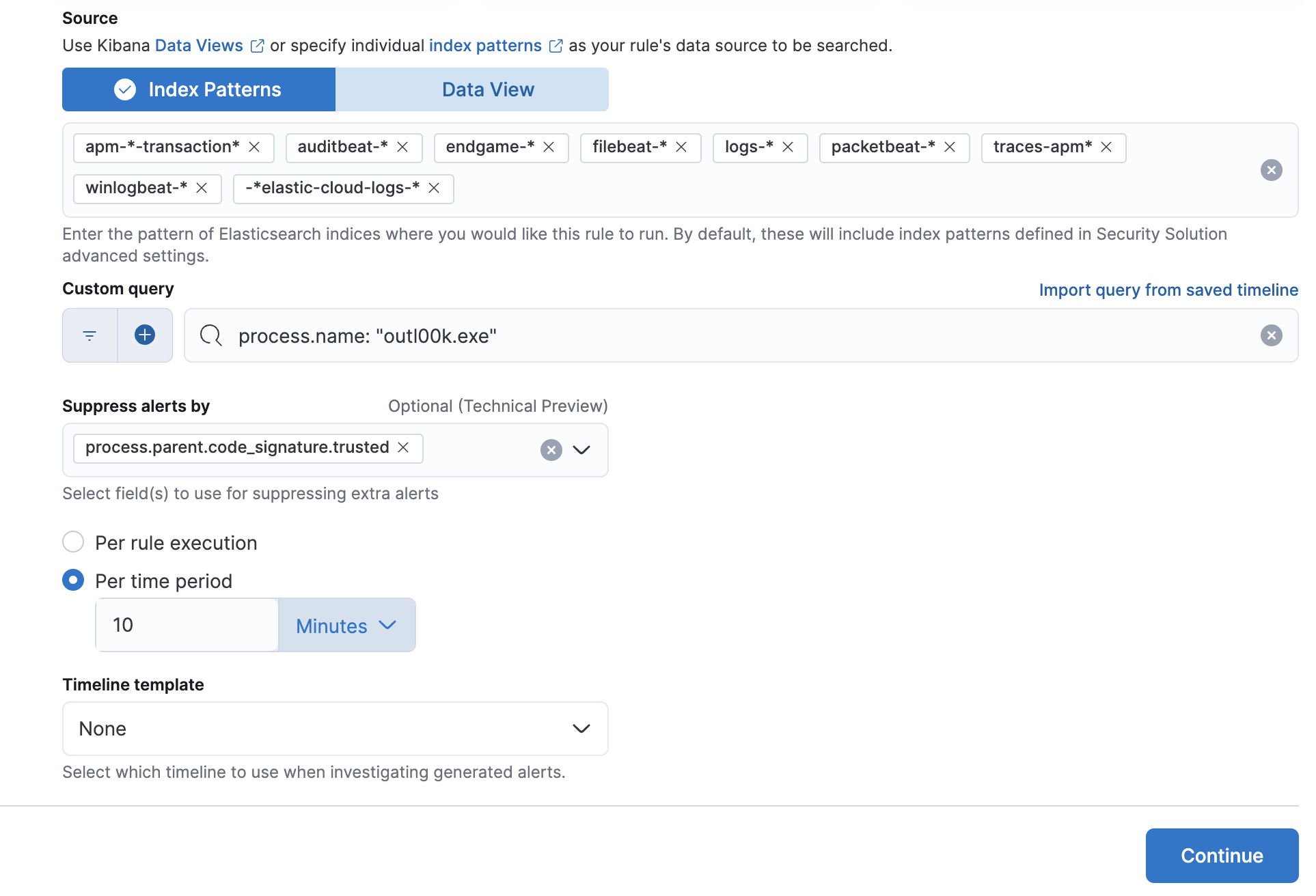 [FR] Support Rule Alert Suppression Per Time Period · Issue #2657 · elastic/detection-rules · GitHub