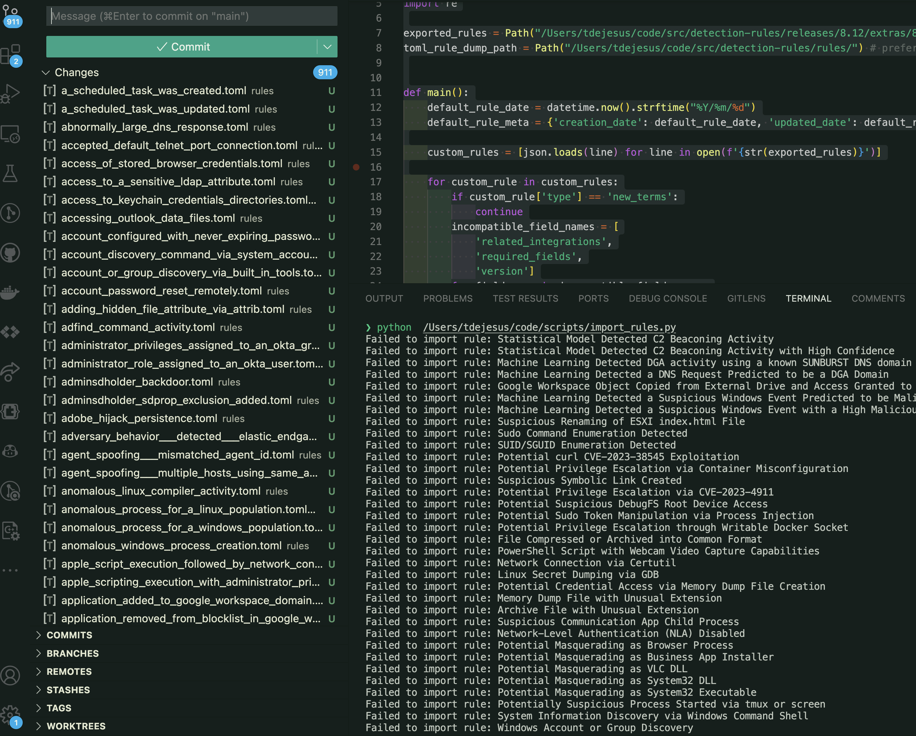 [Bug] CLI Command `import-rules` Prompts Threshold Related Values to be Submitted · Issue #3266 ...
