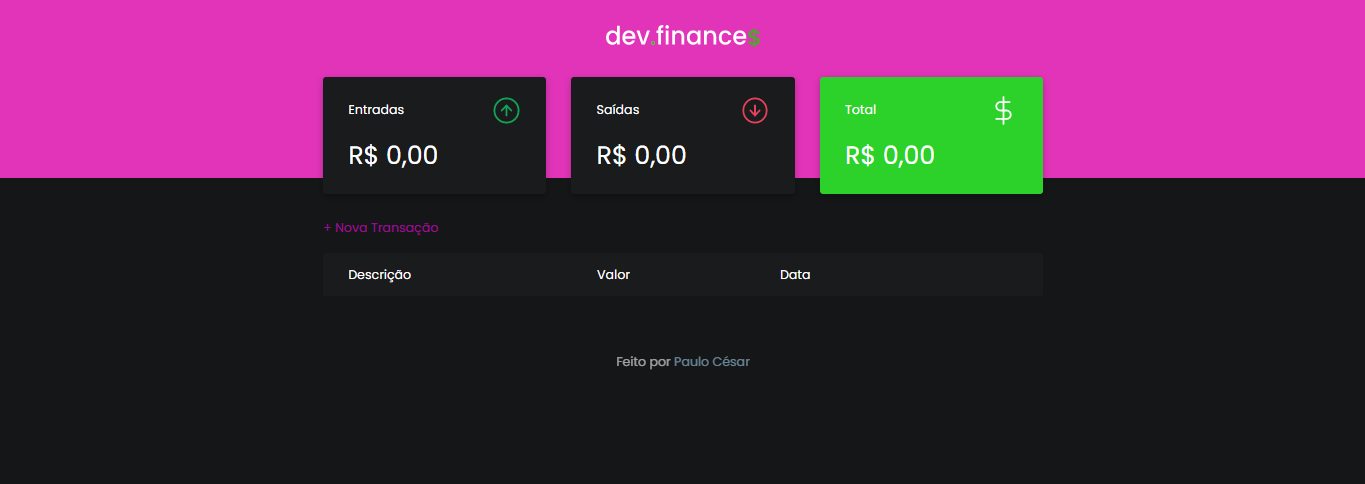 GitHub - paulocsf/Projeto-Dev-Financas: Projeto feito durante meu estudo em HTML, Css e Javascript