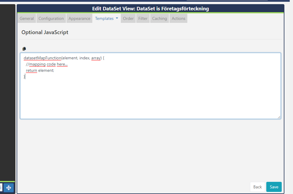 CR: Dataset View map function · Issue #2679 · xibosignage/xibo · GitHub