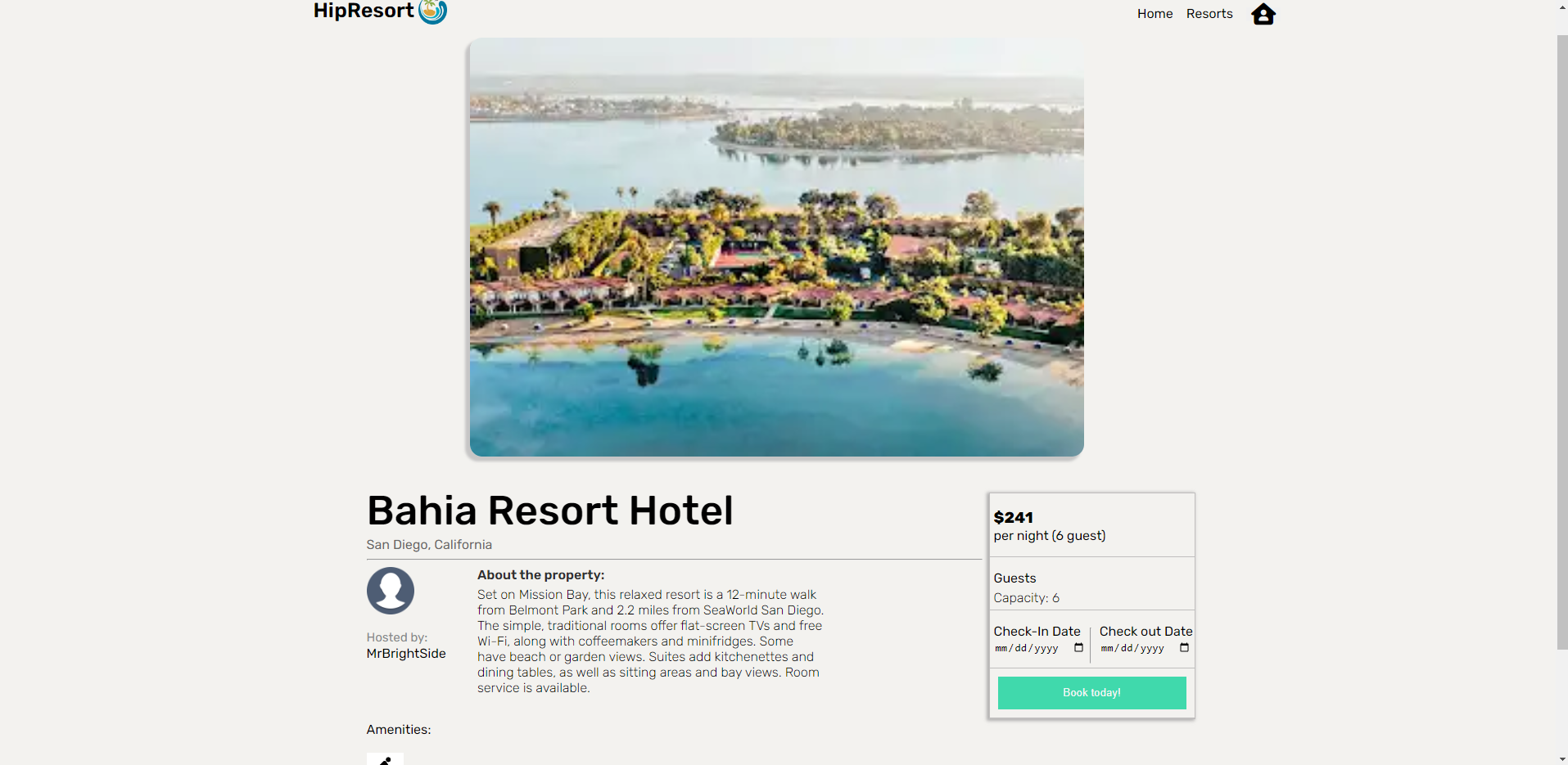 GitHub - israel-arvizu/HipResort