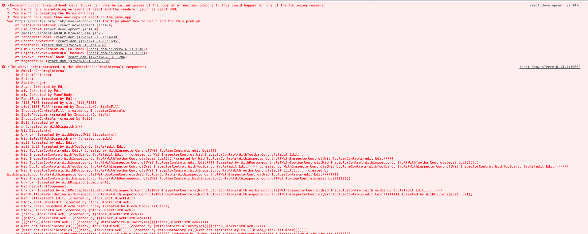 Getting Error Of Invalid Hook Call · Issue 4708 · Jedwatsonreact Select · Github