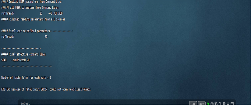 EXITING because of fatal input ERROR:could not open readFilesIn=Read1 · Issue #1496 · alexdobin ...