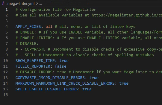 How to force MegaLinter into failing when there is more than 0 in updated sources output ...