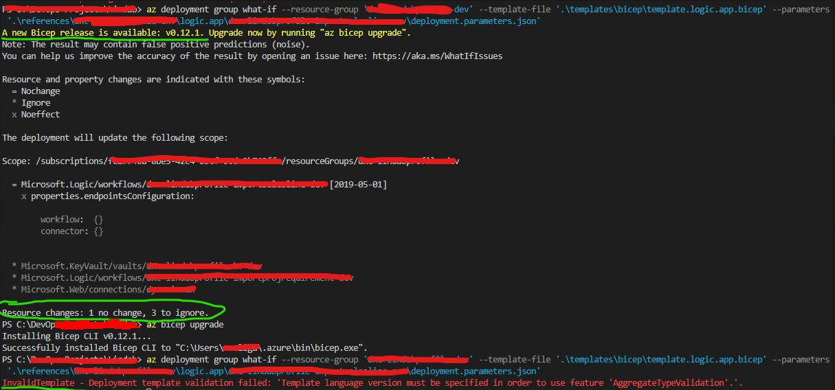 Invalidtemplate Long Running Operation Failed With Status Failed Additional Info